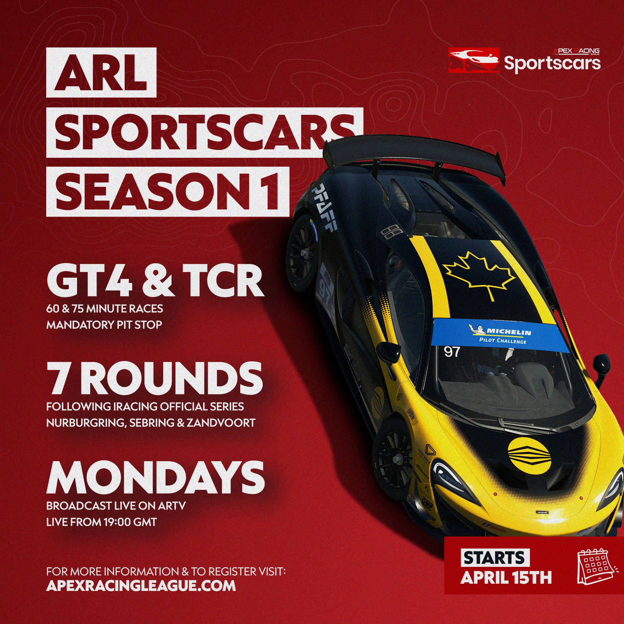 Announcing ARL Sportscars! - Apex Racing League